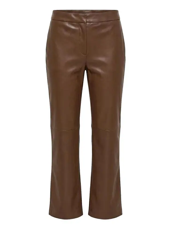 Max Mara Leather-look Pants - Multicolor