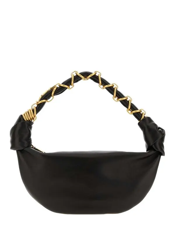 Saint Laurent Leather Mini Amalia Shoulder Bag - Black