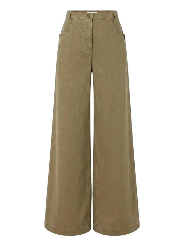 Max Mara Alamaro Cotton Pants - Multicolor