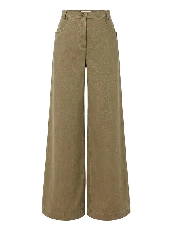 Max Mara Alamaro Cotton Pants - Multicolor