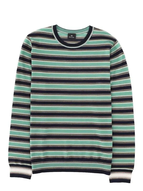 Paul Smith Maglia In Lana Merino - Multicolor