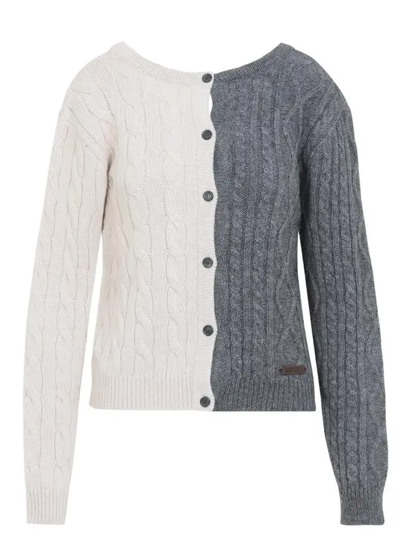 Moschino Bicolor Cardigan - Gray