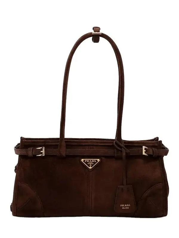 Prada Bonnie Suede Bag - Multicolor