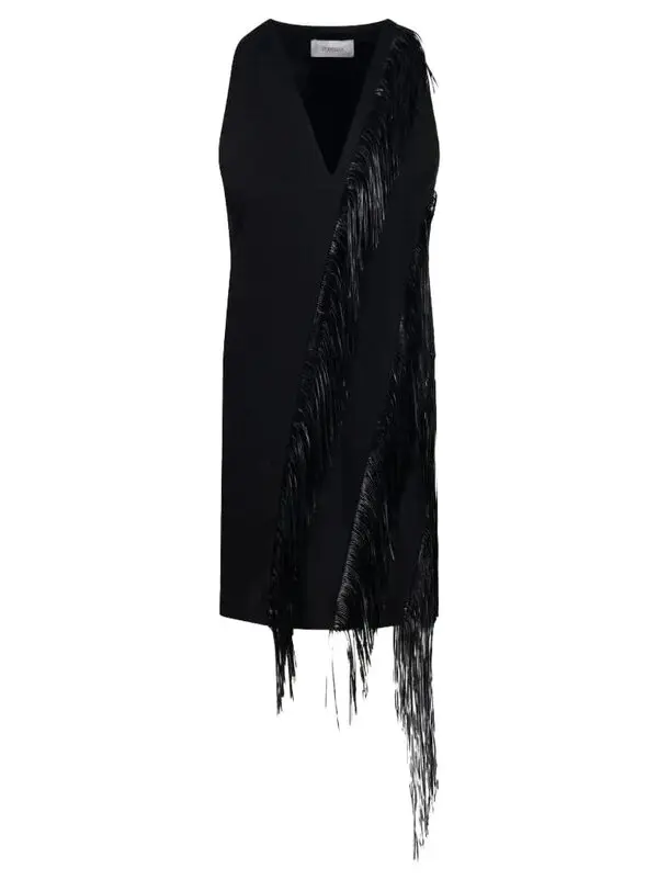 Sportmax Fringe Cotton Dress - Multicolor