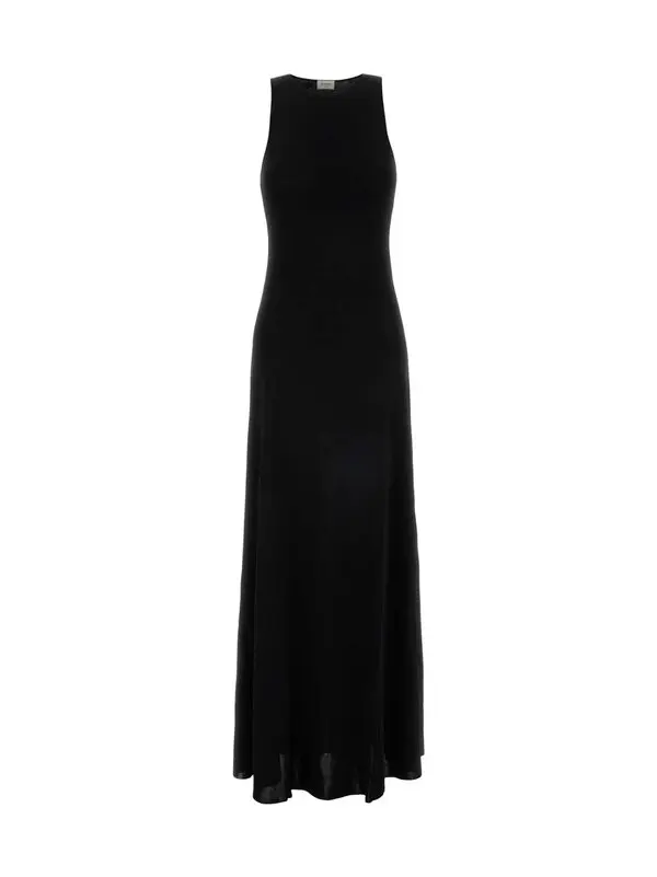 Saint Laurent Viscose Blend Dress - Black