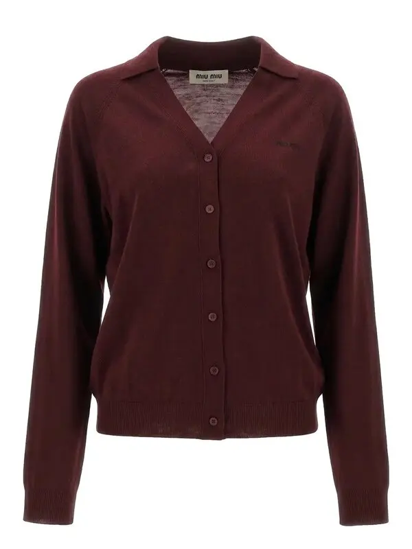 Miu Miu Wool Cardigan - Multicolor