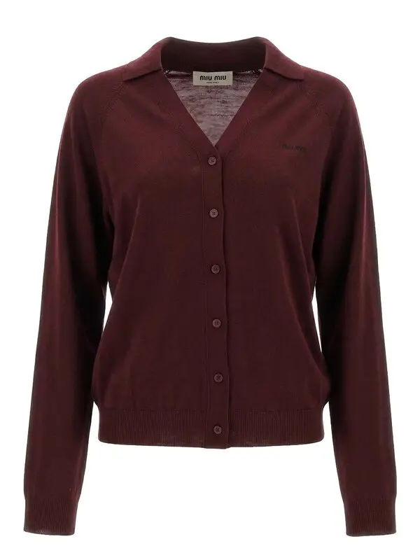 Miu Miu Wool Cardigan - Multicolor