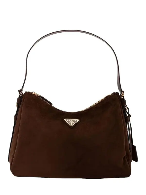 Prada Suede Shoulder Bag - Multicolor