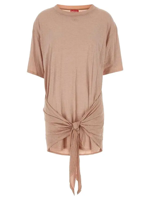DIESEL® Jersey T-shirt Dress - Pink