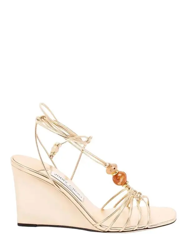 JIMMY CHOO Lova Wedge 85 Sandals - Multicolor
