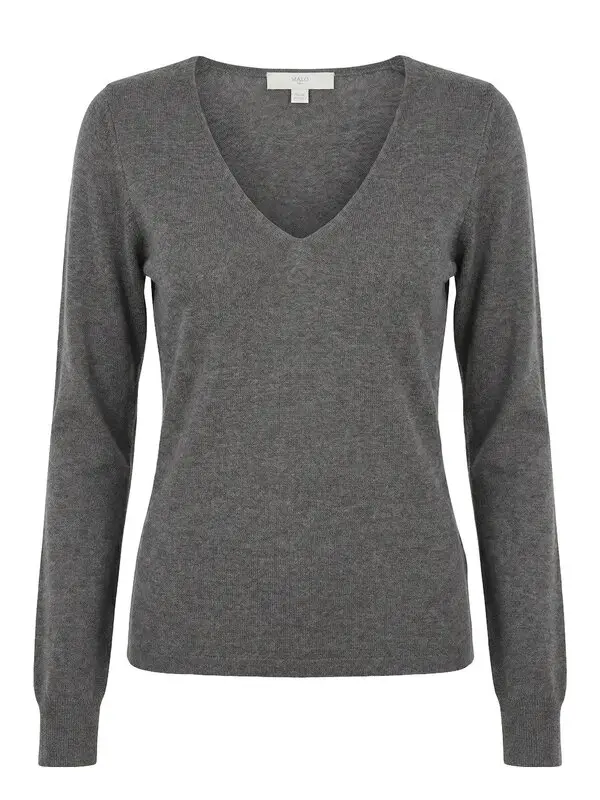 Malo V Neck Sweater - Multicolor