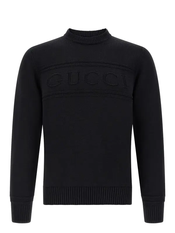Gucci Intarsia Sweater - Black