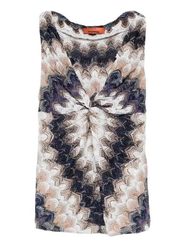 Missoni Printed Viscose Top - Multicolor