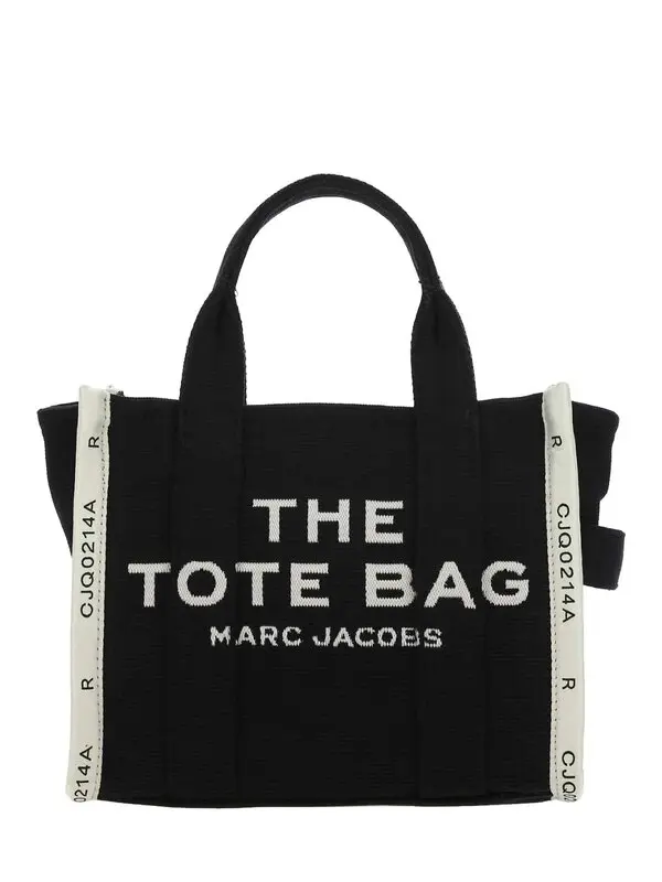 Marc Jacobs Canvas The Tote Shopping Bag - Black