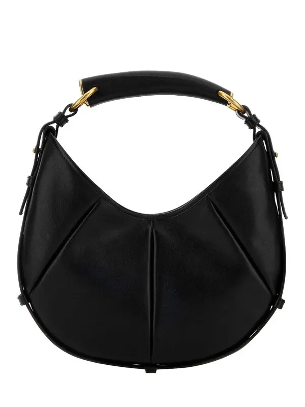 Saint Laurent Leather Small Mombasa Shoulder Bag - Black