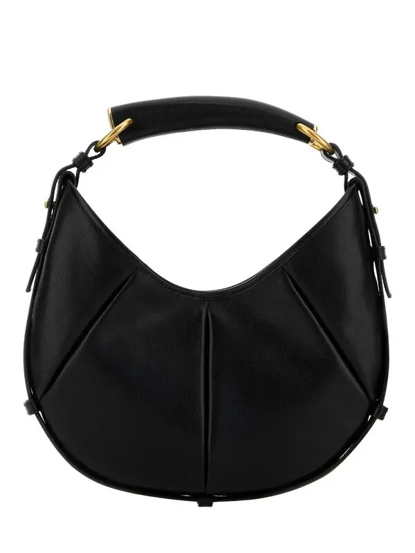 Saint Laurent Leather Small Mombasa Shoulder Bag - Black