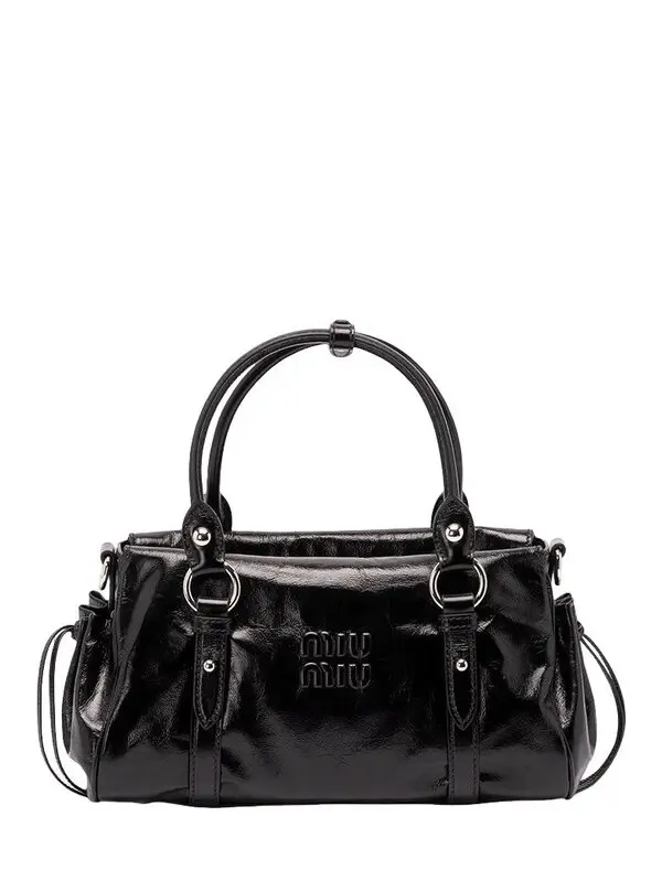 Miu Miu Shiny Leather Handbag - Multicolor