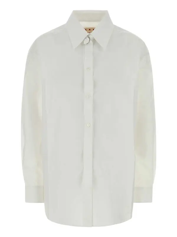 Marni Poplin Shirt - White