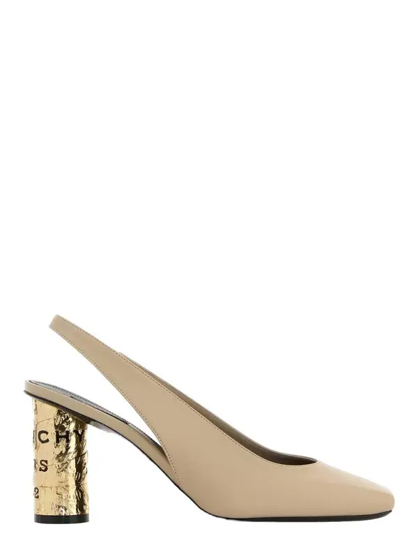 Givenchy Leather Slingback Pumps - Brown