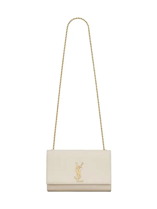 Saint Laurent Kate Shoulder Bag - White
