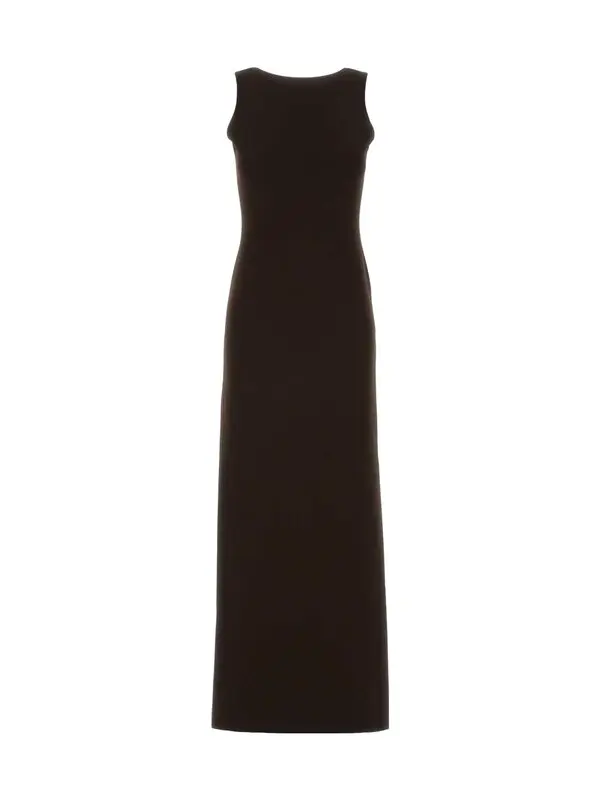 Gucci Stretch Viscose Blend Dress - Brown