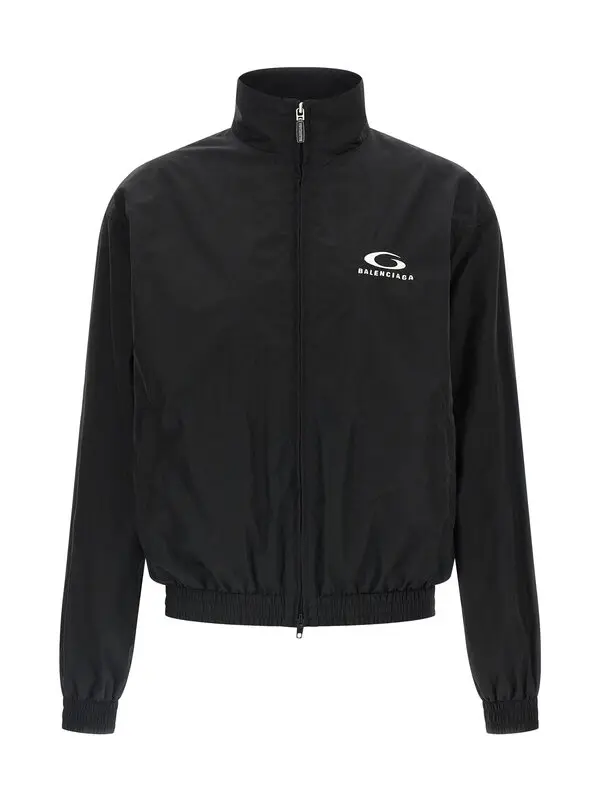 Balenciaga Tracksuit' Bomber Jacket - Black