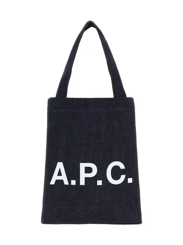 A.p.c. Demi Small Lou Shopping Bag - Blue