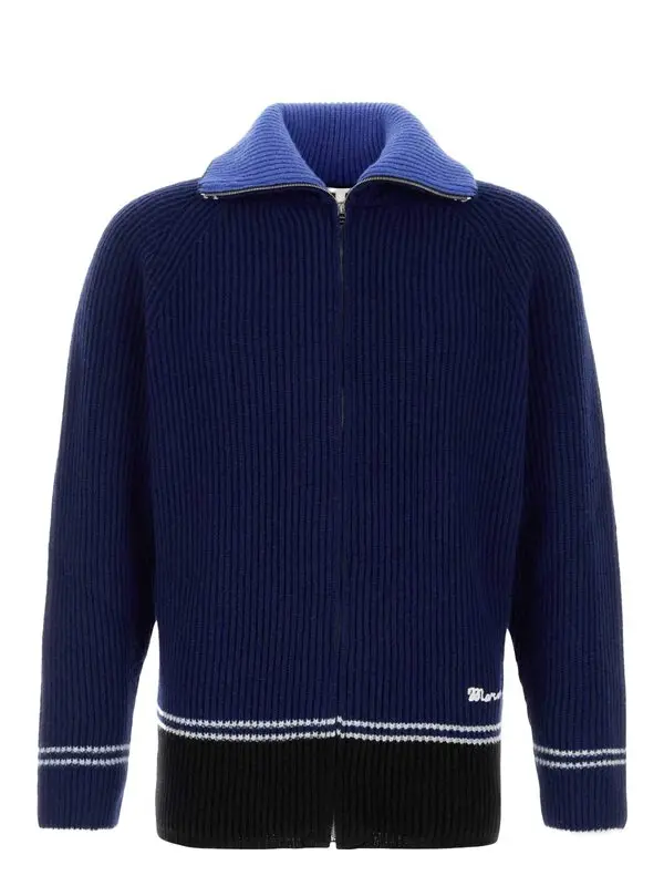 Marni Wool Blend Cardigan - Blue