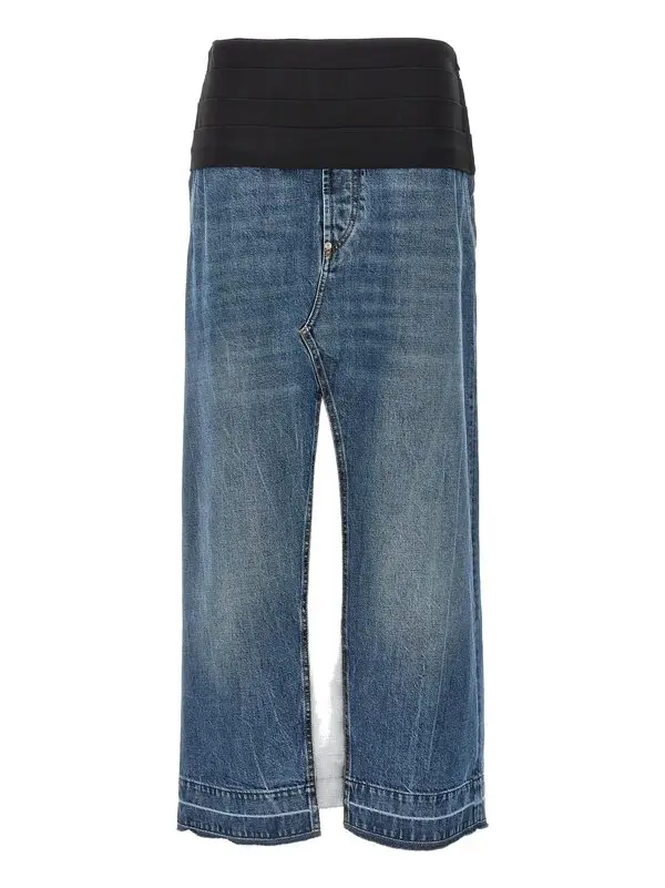 Stella McCartney Denim Skirt - Blue