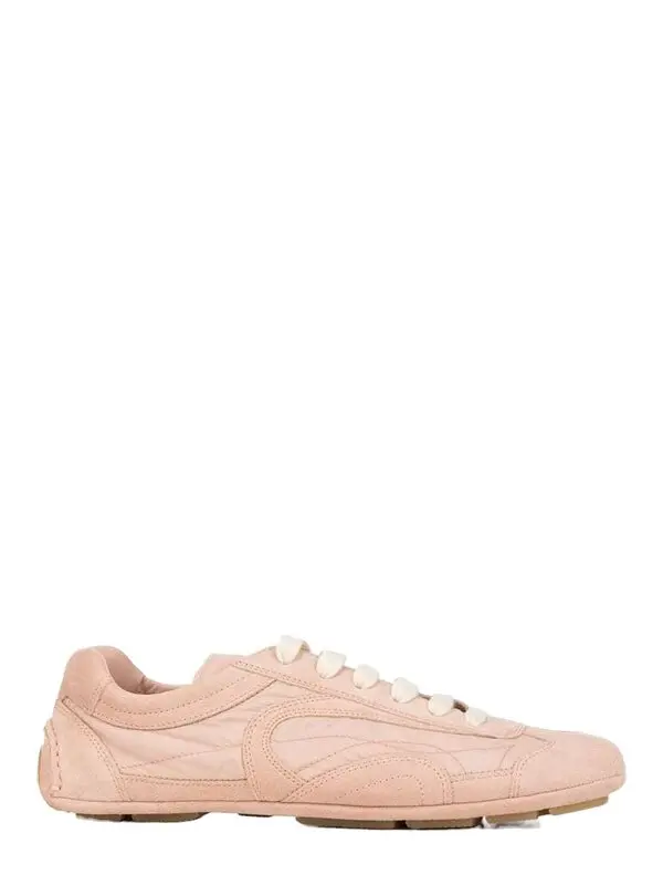 Prada Low Top Lace Up Sneakers - Multicolor