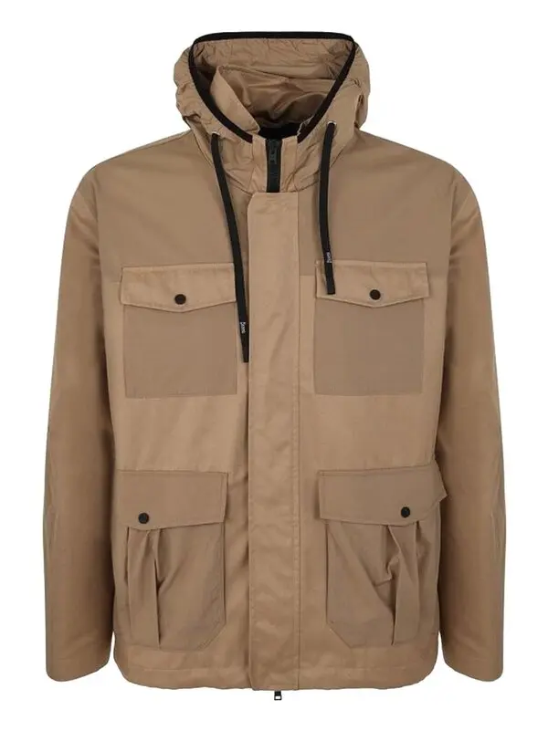 Herno Cargo Cotton Jacket - Brown