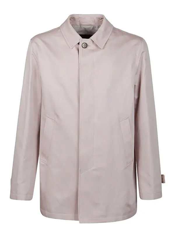 Herno Single-breasted Coat - Pink