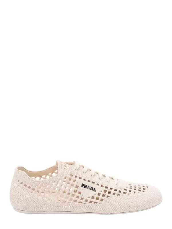 Prada Cotton Crochet Sneakers - Multicolor