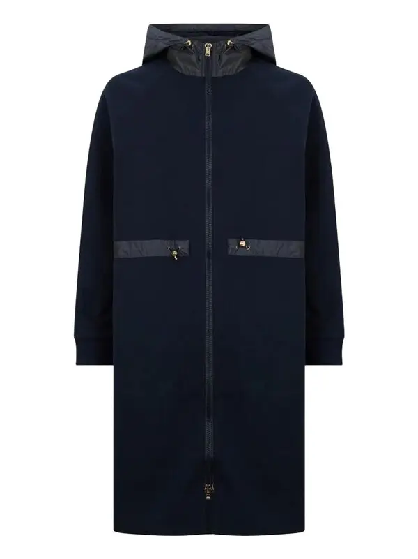 Herno Hooded Coat - Blue