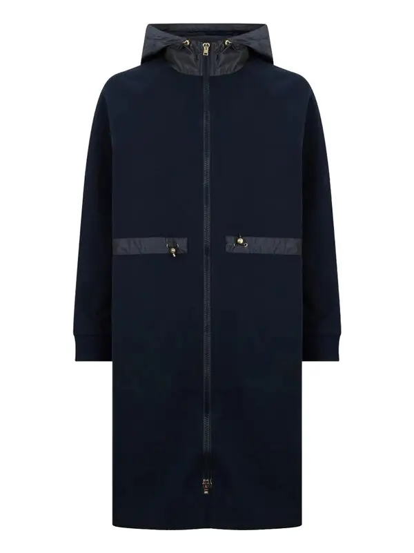 Herno Hooded Coat - Blue