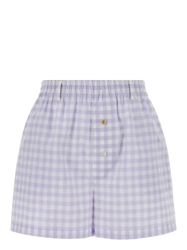 Moschino Embroidered Cotton Shorts - Multicolor