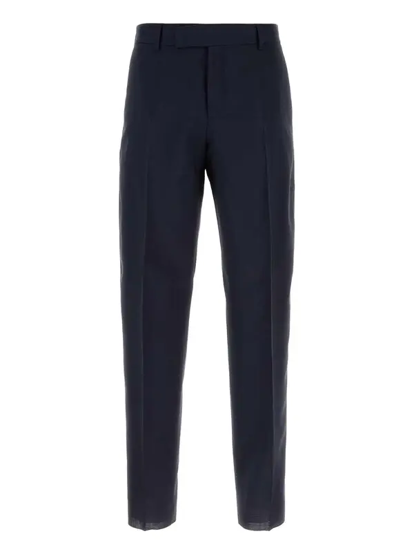 Fendi Navy Twill Pant - Blue