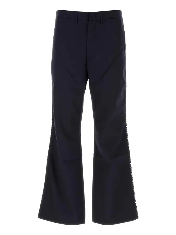 WALES BONNER Midnight Cotton Pant - Blue