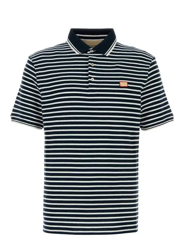 Valentino Garavani Embroidered Piquet Polo Shirt - Multicolor