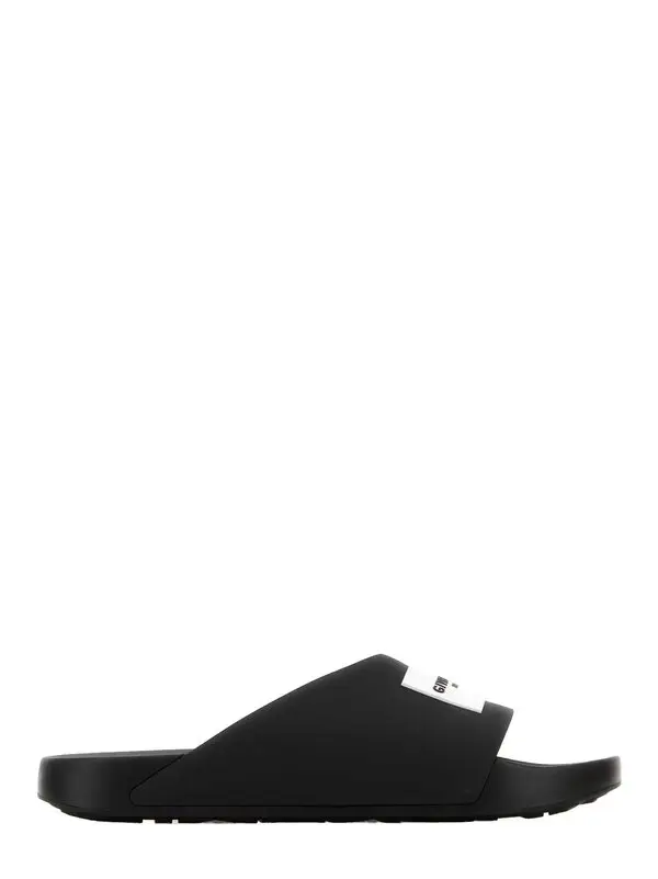 Givenchy Rubber Label Slides - Black