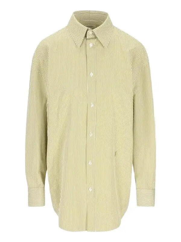 Saint Laurent Striped Cotton Shirt - Multicolor