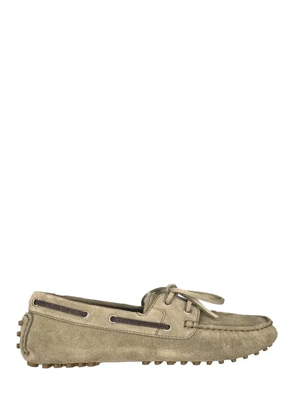 Brunello Cucinelli Suede Mocassini - Green
