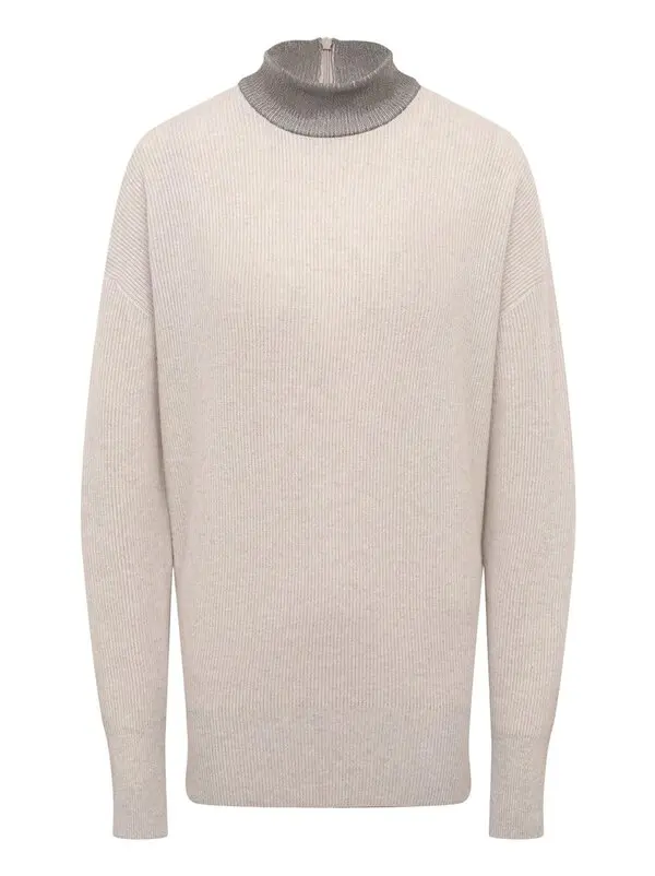 Brunello Cucinelli Cashmere Sweater - Cream