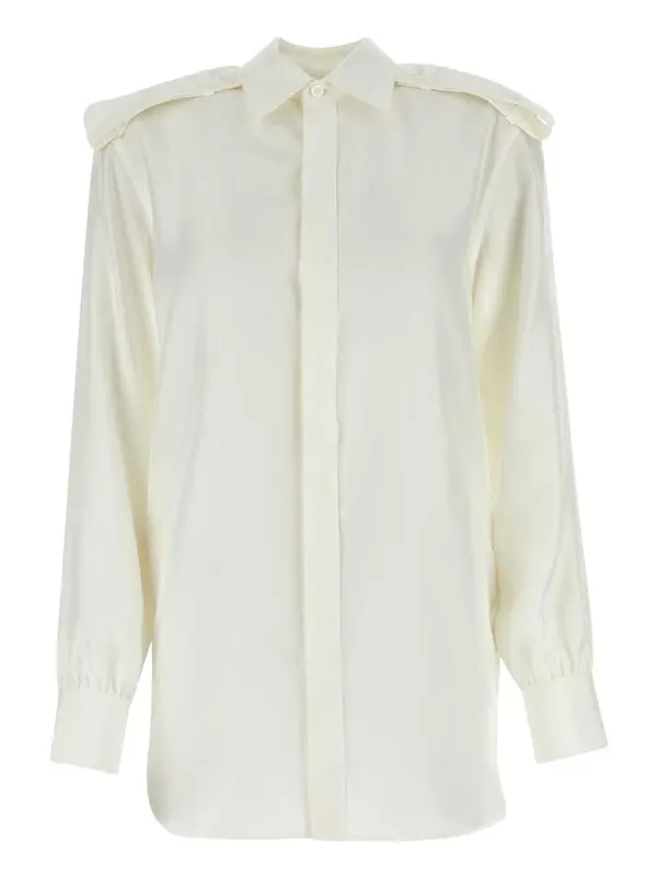Burberry Silk Shirt - White