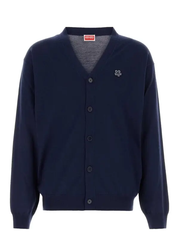 Kenzo Wool Cardigan - Blue