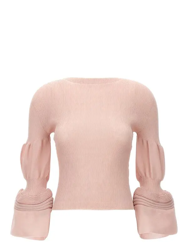 Issey Miyake Assemblage Knit Top - Pink