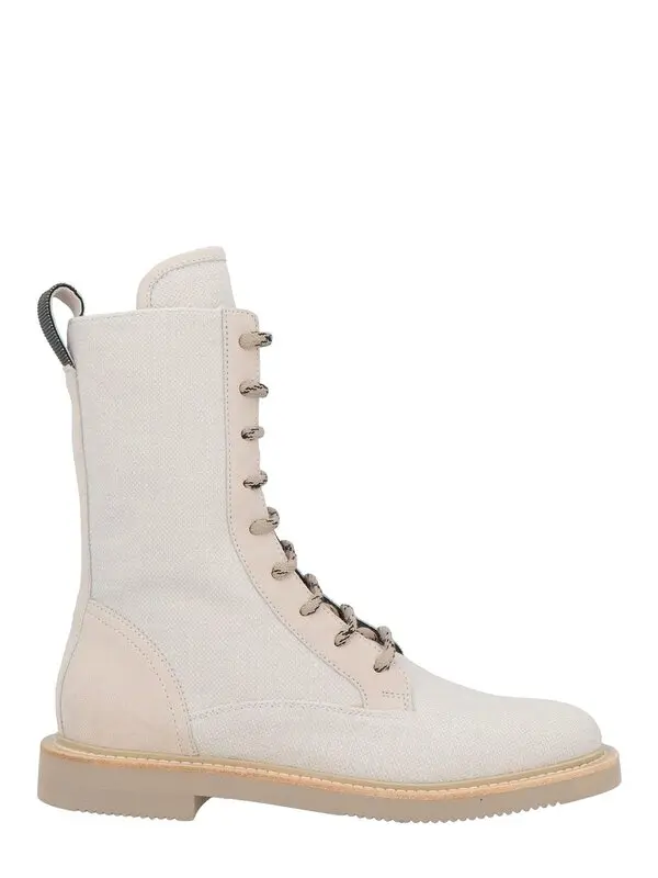 Brunello Cucinelli Ankle Boots - Cream
