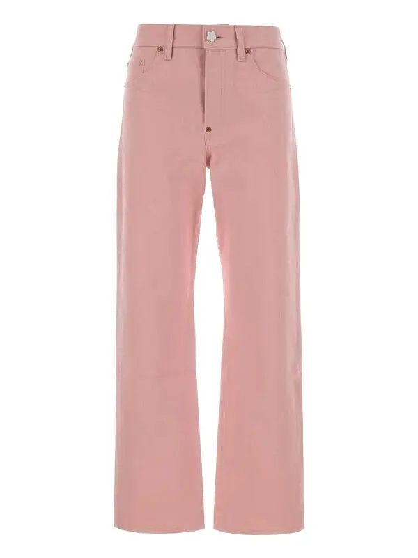 Kenzo Straight Leg Denim Jeans - Pink
