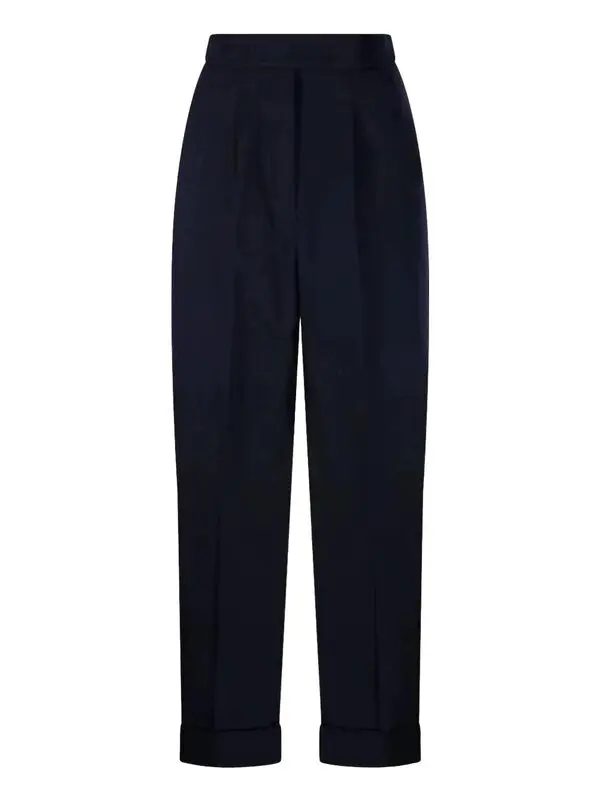 Max Mara Wool Tailored Trousers - Multicolor