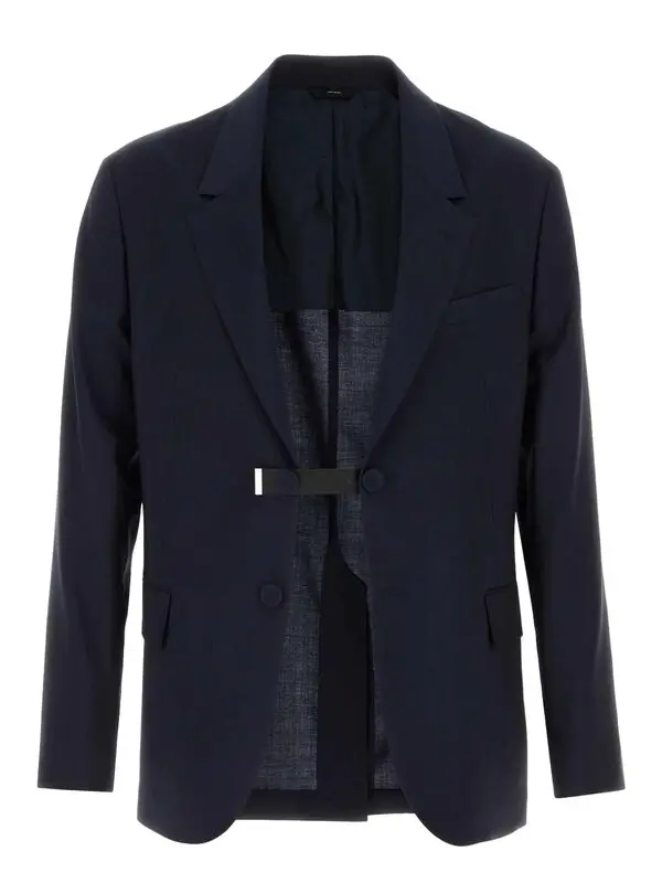 Fendi Navy Wool Blazer - Blue